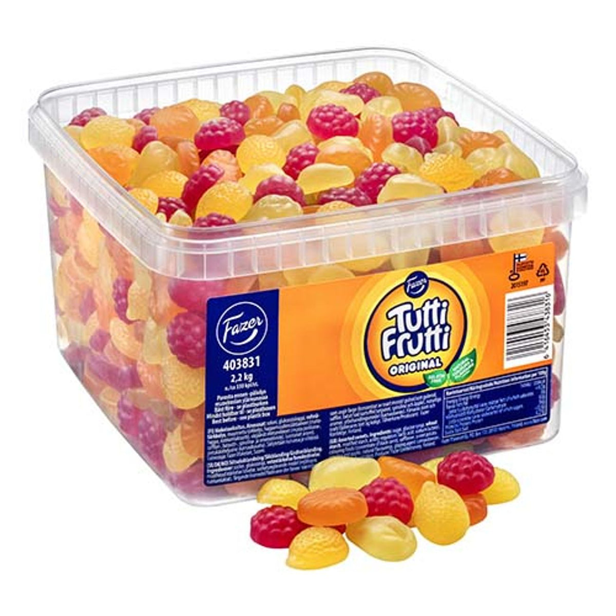 Tutti Frutti Original 2,2kg Fazer Storpack – Lollystore